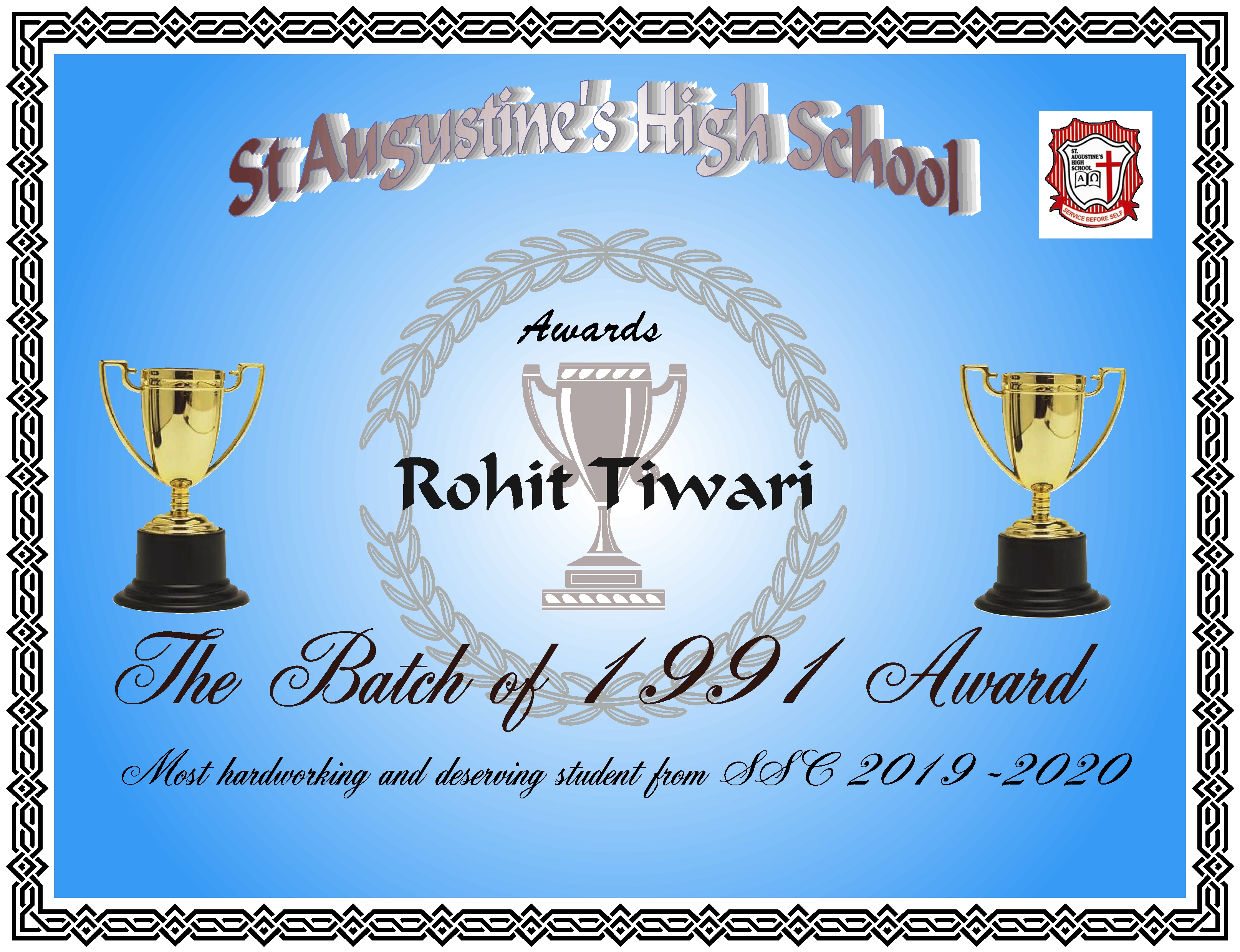 batch of 1991 – St Augustine's School